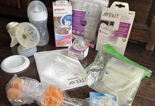 Молокоотсос Philips Avent SCF330 + аксессуары