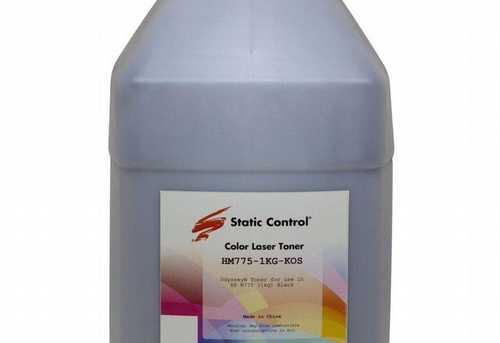 Тонер Static Control для HP M775, Bk, 1 кг, флакон