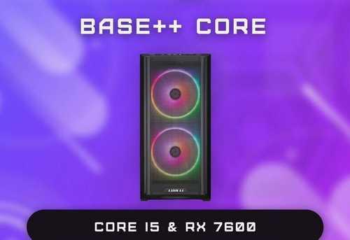«Base++ core» пк Core i5\RX 7600\16гб RAM