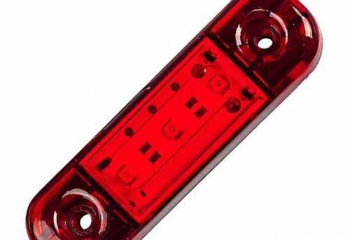 Фонарь габаритный прицепа гф22К LED красный, с пр