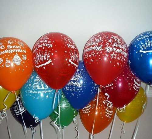 Воздушные шарики С днем рождения