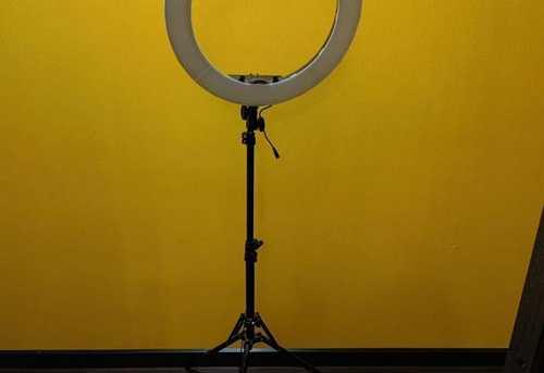Кольцевая лампа 45 см со штативом