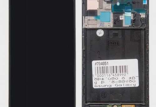 Дисплей - модуль Samsung A505F оригинал в рамке