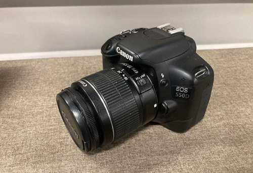 Зеркальный фотоаппарат canon 550d кэнон 550д