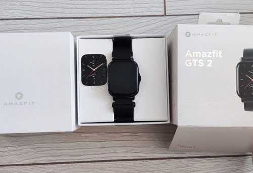 Умные часы Xiaomi Amazefit GTS 2 черные и золото