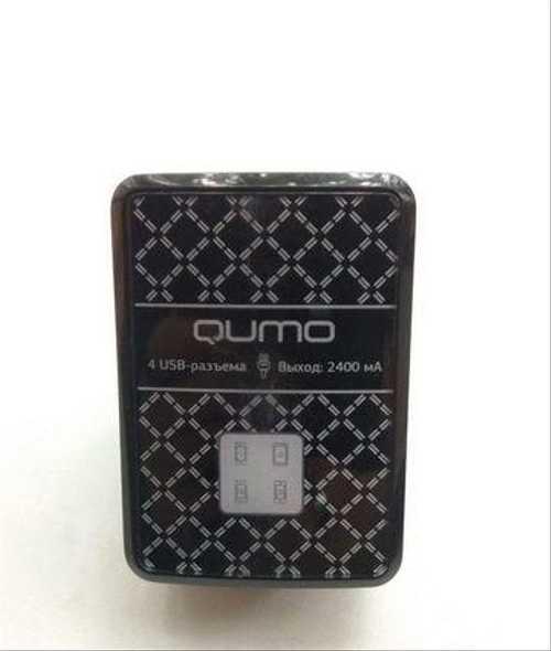 Сетевое зарядное устройство Qumo, с 4 usb портами