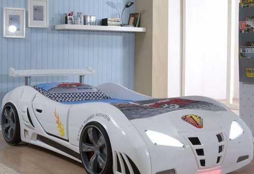 Кровать Машина Ferrari + Анатомический матрас