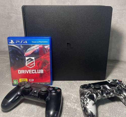 Sony playstation 4 slim 1tb 2 геймпада