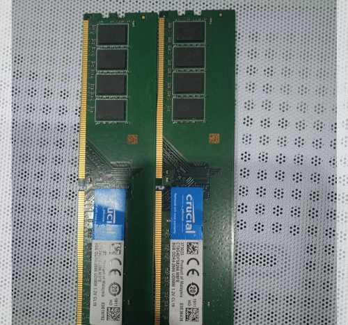 Оперативная память ddr4 16gb crucial 2666