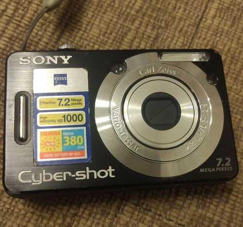 Цифровой фотоаппарат sony cyber shot dsc w55