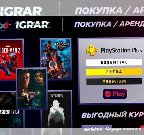 Аренда игр подписка EA Play