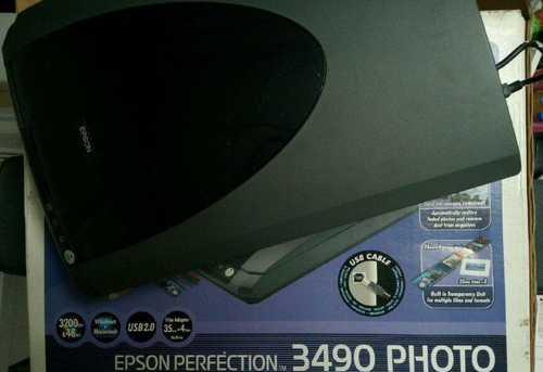 Планшетный сканер Epson Perfection 3490 Photo