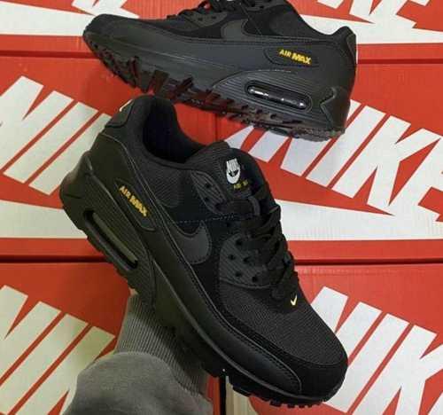 Мужские кроссовки Nike Air Max 90 Black Amarillo