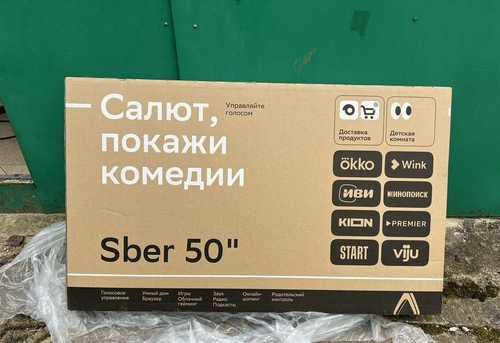 Телевизор Sber SDX-50UQ5230T, 50"(127 см), UHD 4K