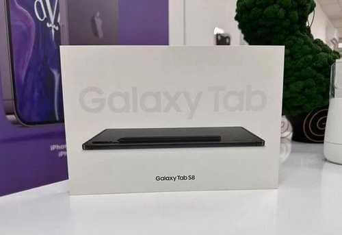 Samsung galaxy tab s8 256 gb. Чёрный. Новый