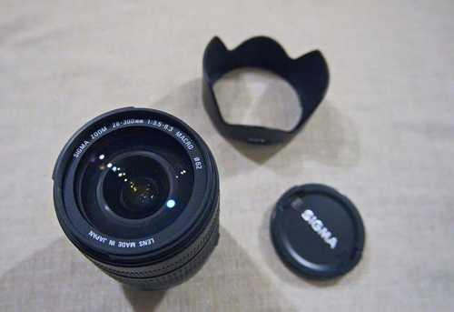Sigma zoom 28-300mm f3.5-6.3 macro для nikon