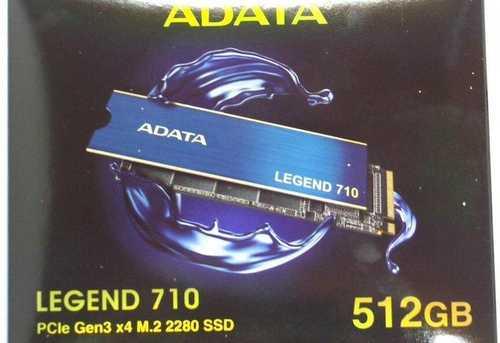 Adata legend 710 Новый SSD диск 512Гб