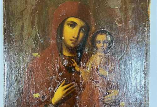 Икона. Казанская Пресвятая Богородица 19 век