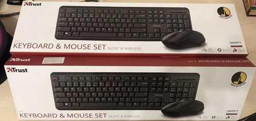 Беспроводной комплект клавиатура и мышь Trust