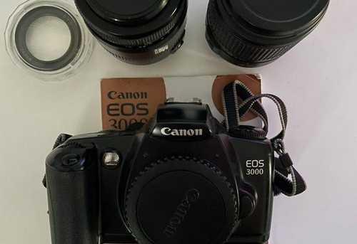 Зеркальный (пленочный) фотоаппарат Canon EOS3000