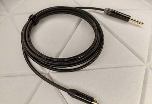 Jack 6,3 mono на Rca mogami 2319
