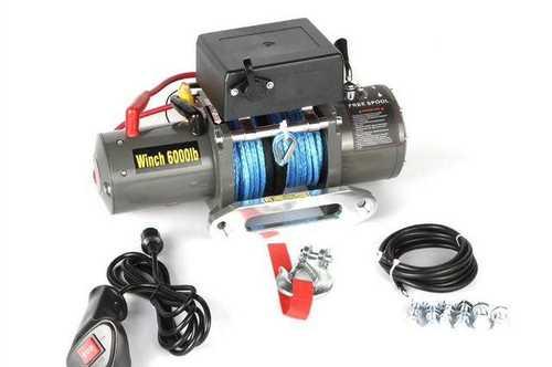 Лебедка электрическая 12V Electric Winch 6000lbs