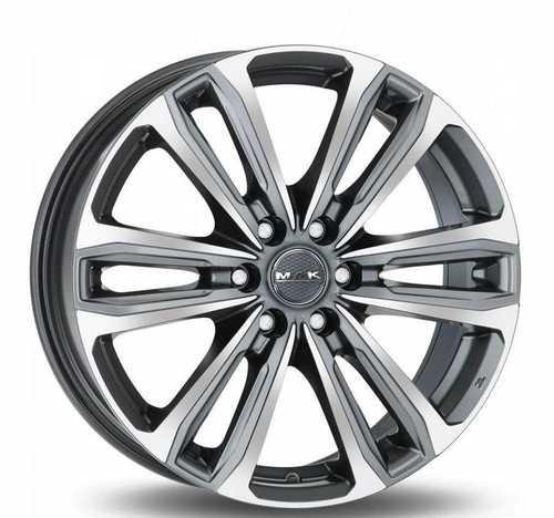 R18 6x114,3 8J ET45 D66,1 MAK Safari 6 Gunmetal Mirror Face