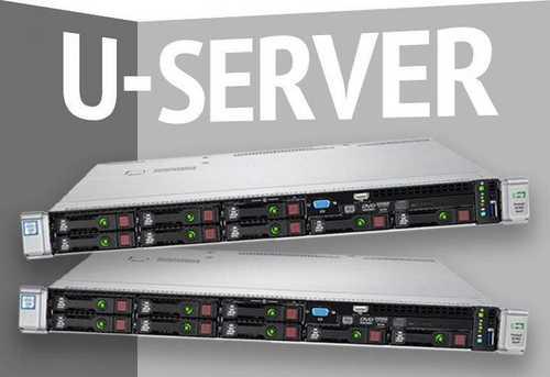 Сервер HP DL360 Gen9 10*2.5 2*2680v4 128Gb P840 2*