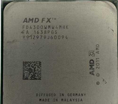 FX 4300 (AM3+ сокет) 4 ядра