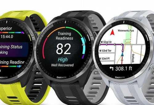 Garmin Forerunner 965 Black White Green новые