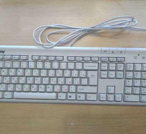 Клавиатура Kraftway (аналог Chicony KB-9810) White