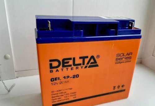 Аккумулятор для эхолота delta GEL 12-20