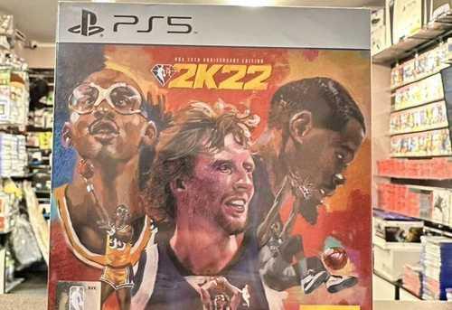 NBA 2K22 75th Anniversary Edition PS5, английская