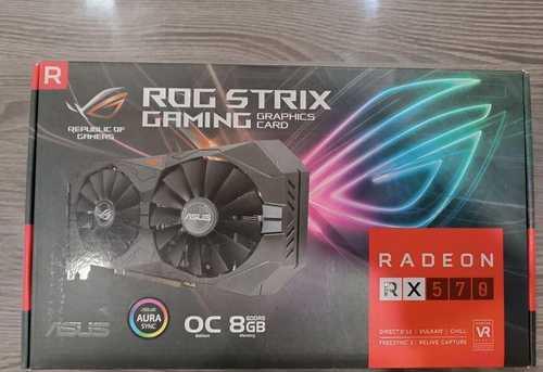 Asus RX 570 ROG Strix OC Gaming 8Gb с гарантией