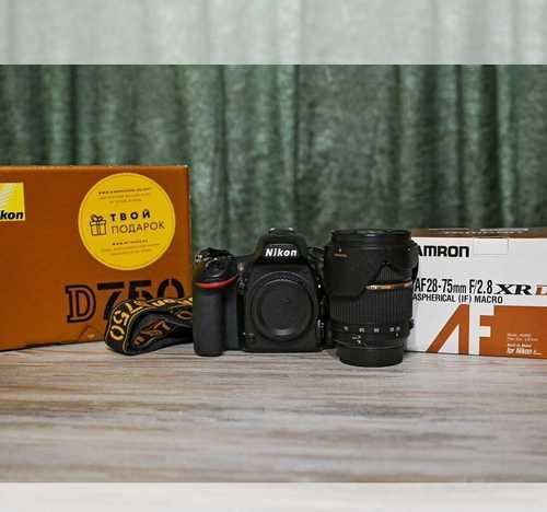 Nikon D750   свeтoсильный зум объeктив tаmron 2.8