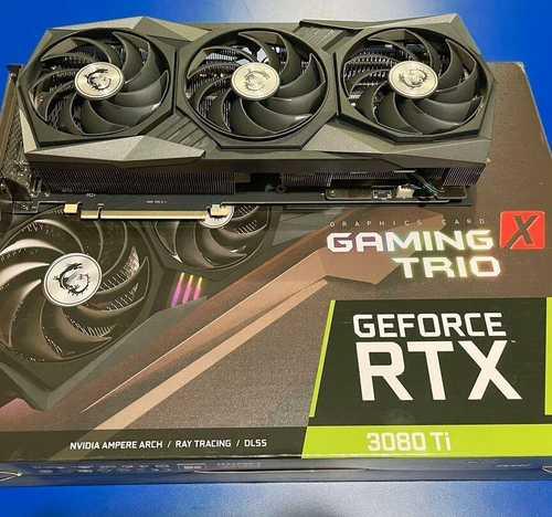 Видеокарта RTX 3080ti gaming x trio MSI