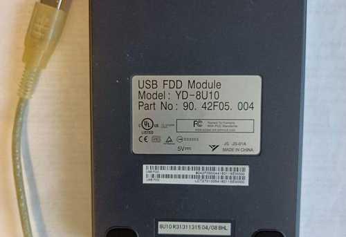 Внешний USB FDD YD-8U10 для дискет 3,5" (флоппи)