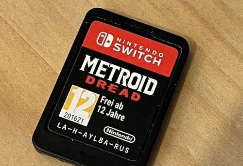 Картридж Metroid Dread nintendo switch