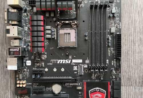 MSI Z97- gaming 3 сокет 1150