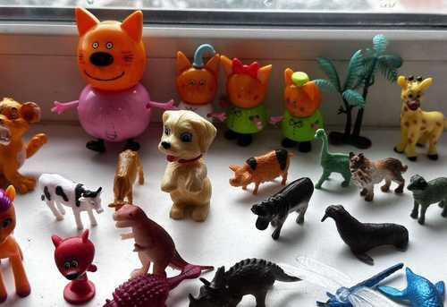 Фигурки статуэтки животных. Мелкие игрушки
