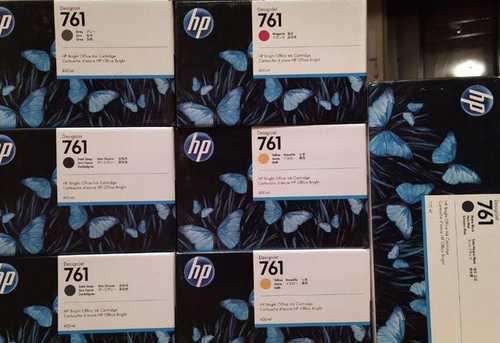 Картриджи с чернилами и печатающие головки HP 761