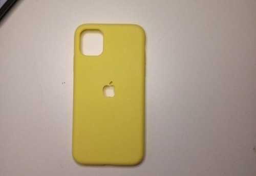 Чехол (жёлтый)на iPhone 11