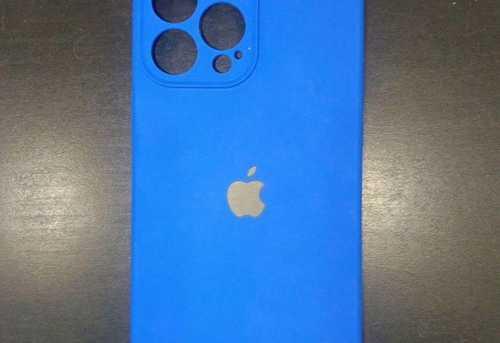 Чехол на iPhone 13 pro max синий
