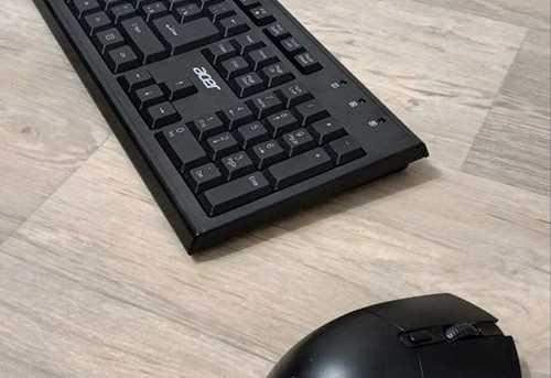 Клавиатура + мышь (беспроводные) Acer OKR120 black
