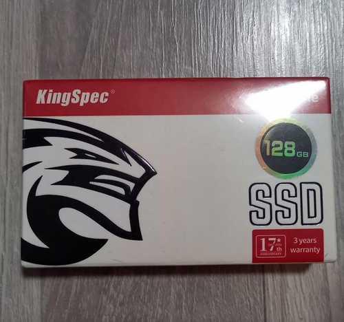 Новый SSD kingspec 128гб, M.2 2280, PCIe 3.0 x4, N