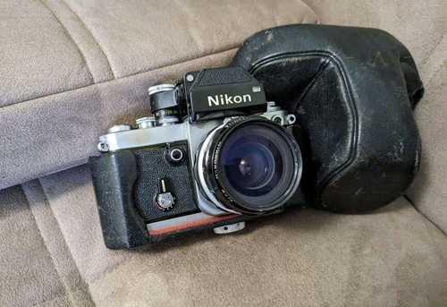 Nikon F2 и Nikkor-H auto 1:3.5 28mm