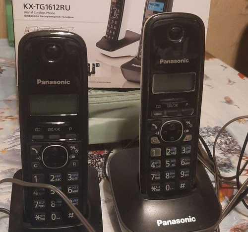 Радио телефон 2 трубки Panasonic