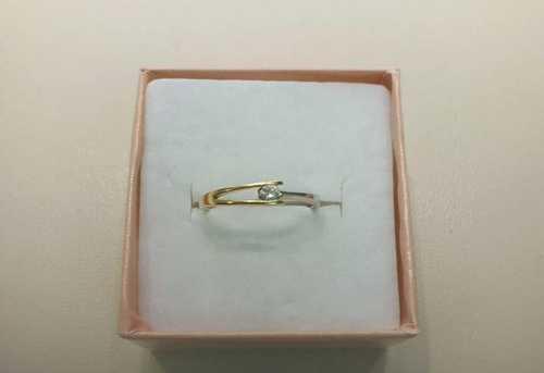 Кольцо,золото 585, Бриллиант