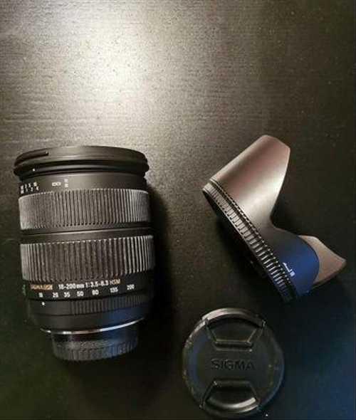 Объектив Sigma AF 18-200 для Nikon