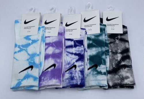 Носки Nike тай - дай / tie - dye хлопок